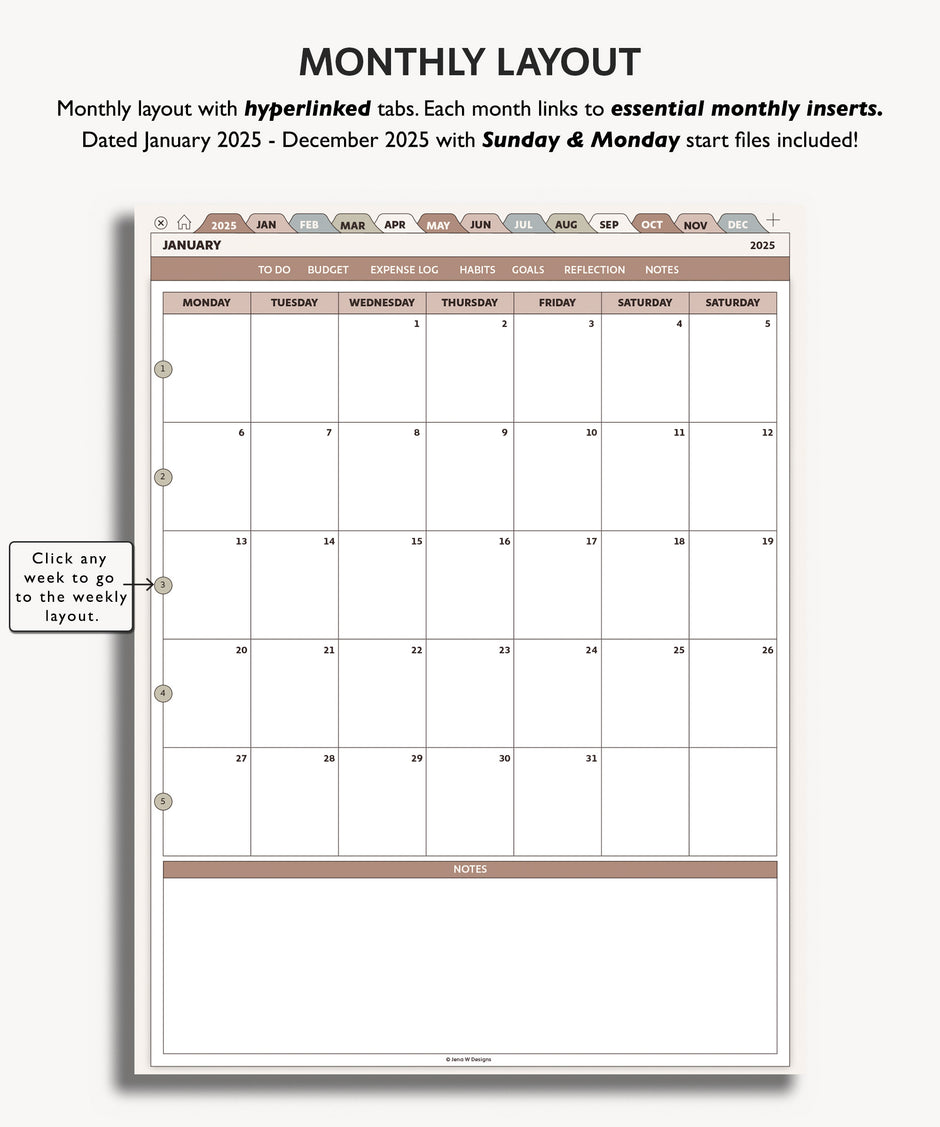 How to Use Hyperlinks in GoodNotes 5 & 6 – Jena W Designs