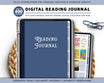 Digital Reading Journal | Reading Journal Template – Jena W Designs