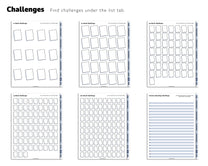 Digital Reading Journal | Reading Journal Template – Jena W Designs