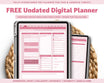 Free Undated Digital Planner | Aesthetic Browser – Jena W Designs