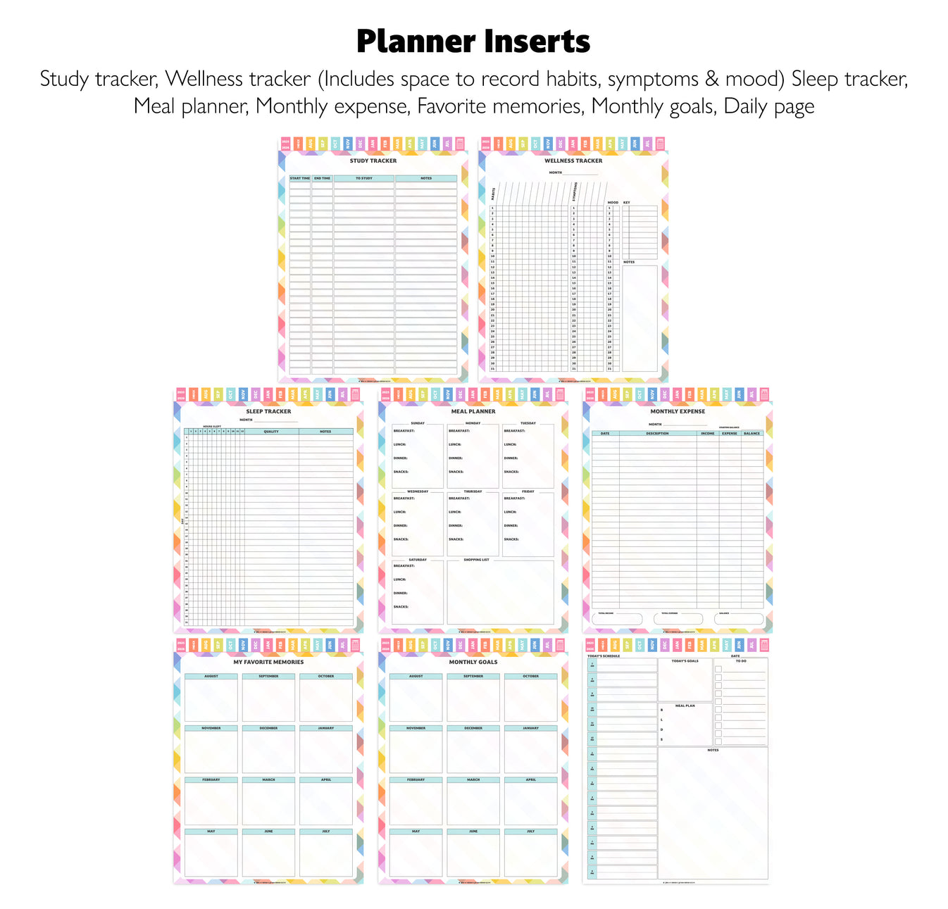 2025 - 2026 Mid Year Student Planner - Playful Academic Collection ...