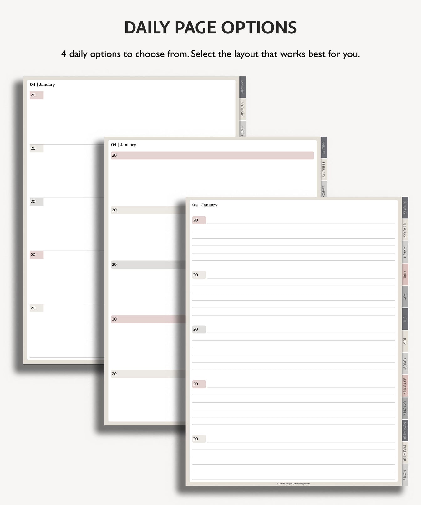 5 Year Digital Journal | One Line A Day Journal – Jena W Designs