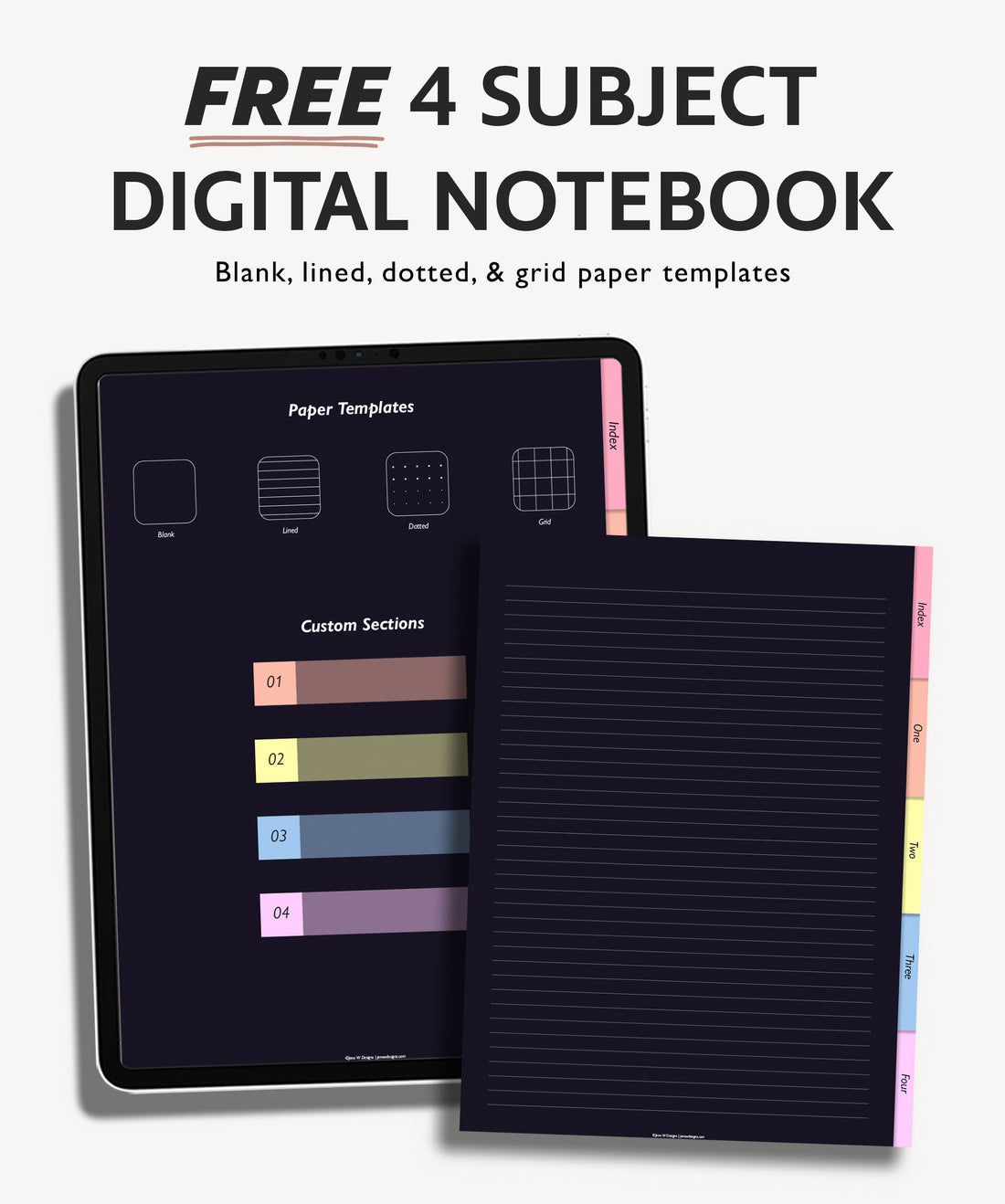Free Digital Notebook | Device Compatibility Tester – Jena W Designs