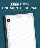 Free One Month Daily Journal | E-Ink Device Compatibility Tester For r ...