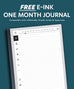 Free One Month Daily Journal | E-Ink Device Compatibility Tester For r ...