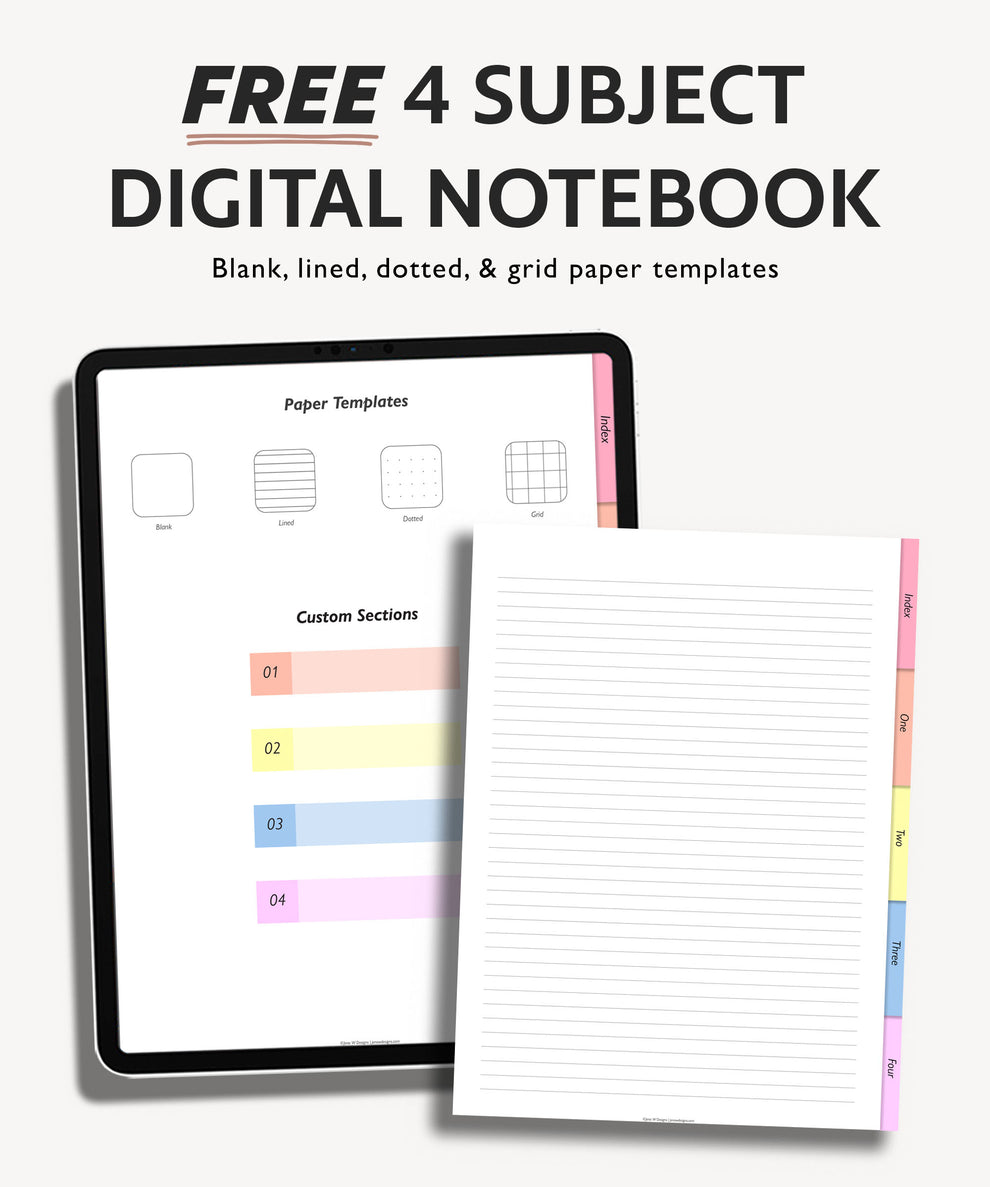 Free Digital Notebook | Device Compatibility Tester – Jena W Designs