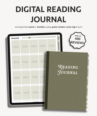 Digital Reading Journal | Reading Journal Template – Jena W Designs