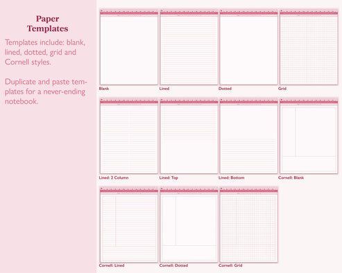 Free Undated Digital Planner | Aesthetic Browser – Jena W Designs