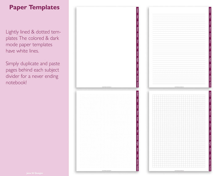 The Best Digital Notebook Bundle for iPad and Android Tablets – Jena W ...
