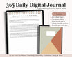Undated Daily Digital Journal | Realistic 365 Journal – Jena W Designs