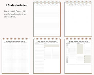 Undated Daily Digital Journal | Realistic 365 Journal – Jena W Designs