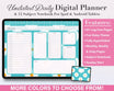 Undated Digital Planner for iPad and Android | Horizontal Digital ...